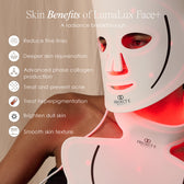 LumaLux Face+ | Pro LED Light Therapy Face & Neck Mask | Project E ...