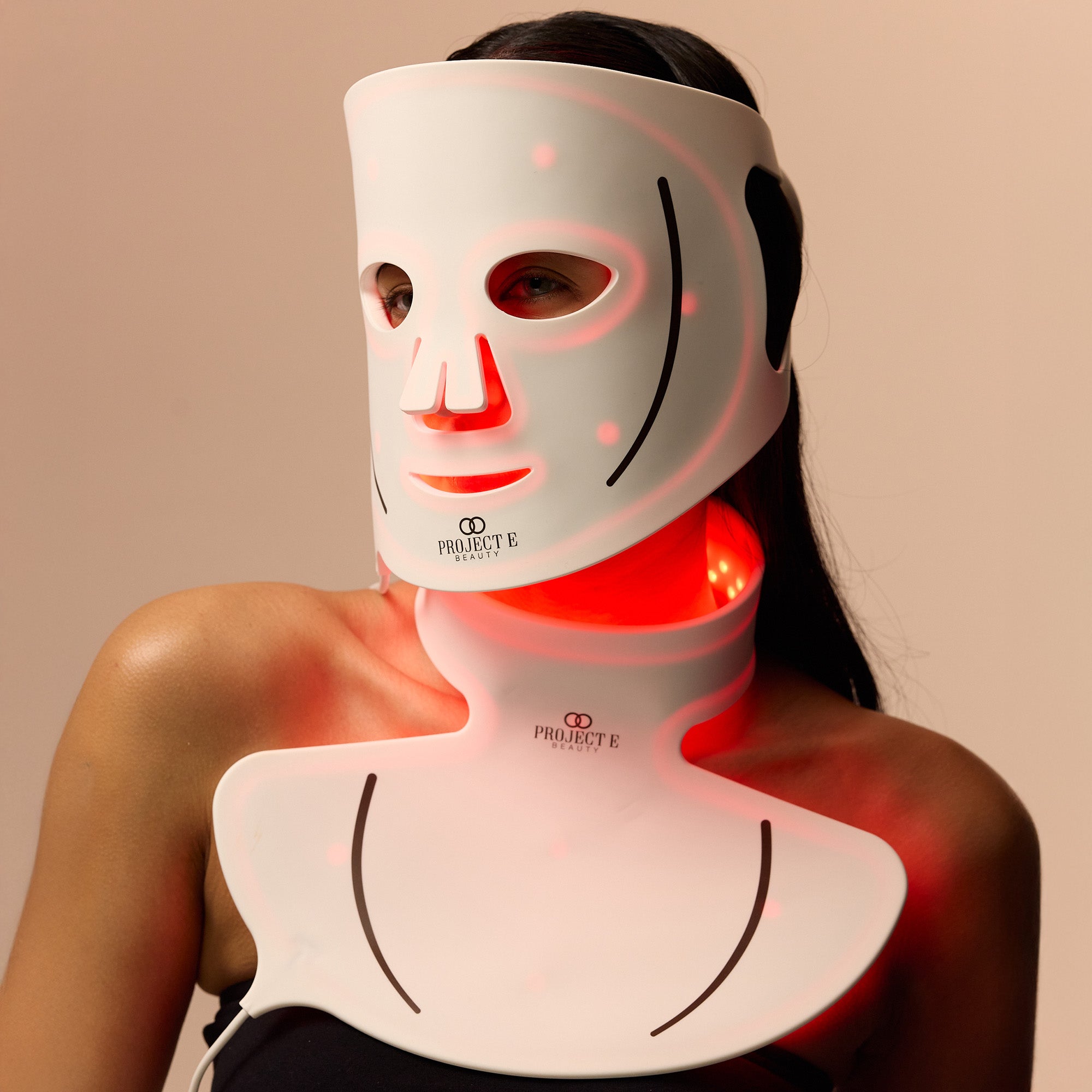 LumaLux Face+ | Pro LED Light Therapy Face & Neck Mask | Project E ...
